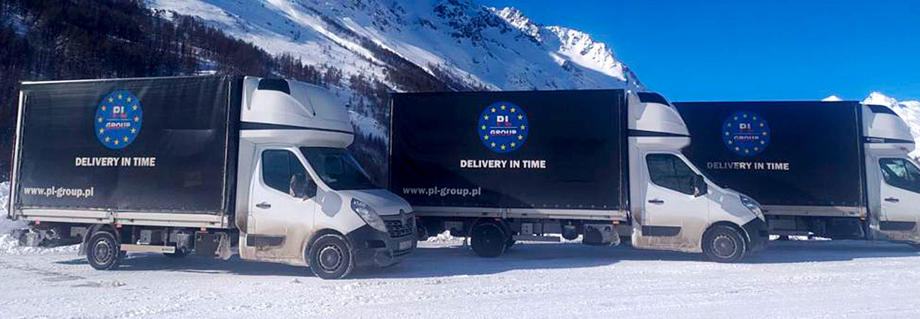 Fleet Vehicles of the transport company PL GROUP TSL